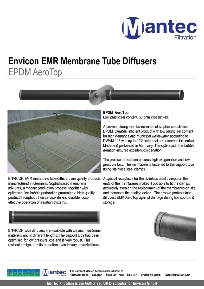 MF Envicon AeroTop EMR Tube Diffusers v1 – Mantec Filtration